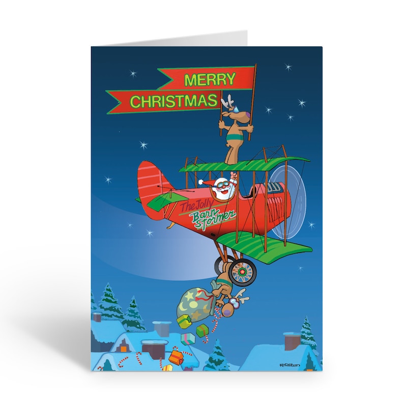 Aviation Themed Christmas Cards - Etsy