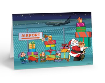 Aviation Christmas Cards | Etsy