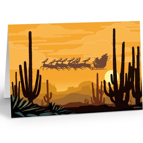 Western Road Runner Christmas Card 18 Western Cards and - Etsy