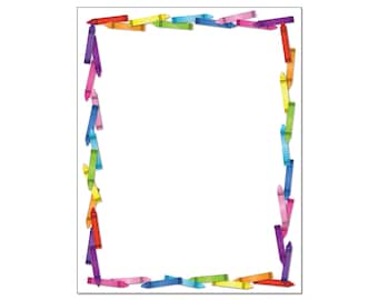 Border stationery | Etsy