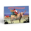 Western Road Runner Christmas Card - 18 Western Cards and Envelopes ...