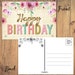 Birthday Postcards Assorted Set of 50 4 X 6 Birthday Postcard B17072-V ...