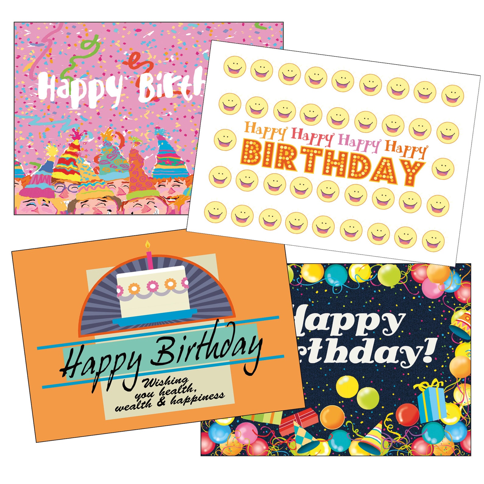 36 Bulk Value Pack Birthday Card Assorted Pack Set of 36 - Etsy