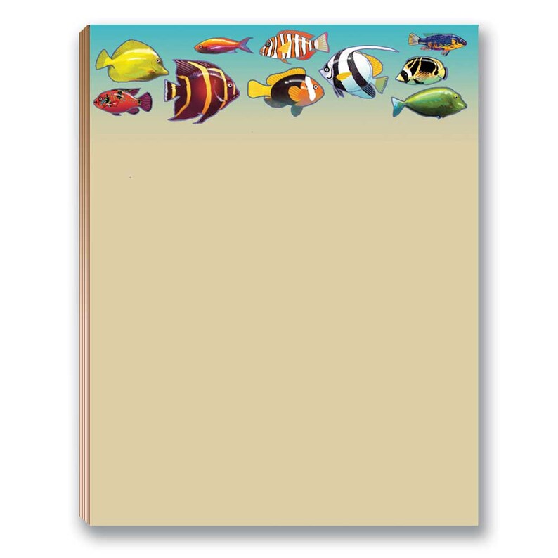 Beach & Ocean Theme Pads 4 Assorted Note Pads 609 | Etsy