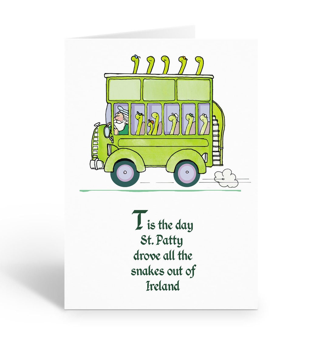 Drive the Snakes Out - St. Patrick's Day Cards - 12 St. Patrick's Day ...
