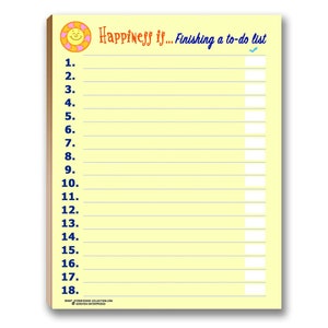 Funny to Do Lists Note Pad Assorted Pack - 4 to Do Check List Pads ...