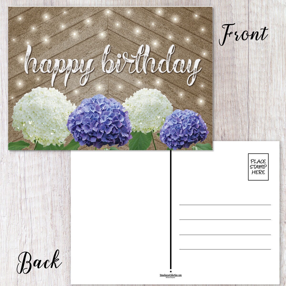 Birthday Postcards Assorted Set of 50 4 X 6 Birthday | Etsy