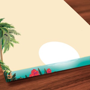 Tropical Beach to Do List Magnetic Notepad - 8.5" X 5.5" - Tropical ...
