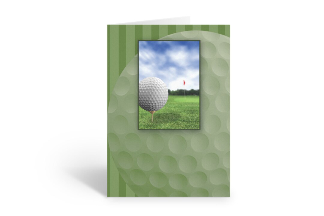 Golf Themed Note Card - 10 Boxed Cards & Envelopes - B14076 - Etsy