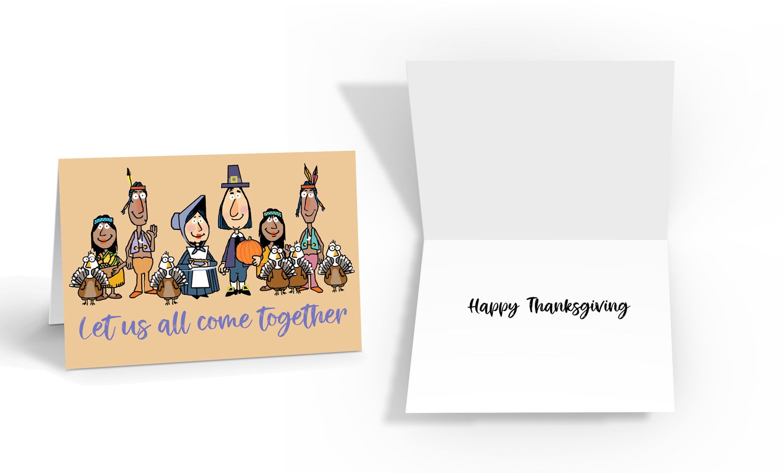 Thanksgiving Card Variety Pack 14 Funny Thanksgiving Cards & - Etsy