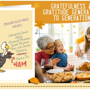 Thanksgiving Card Variety Pack - 18 Funny Thanksgiving Cards ...