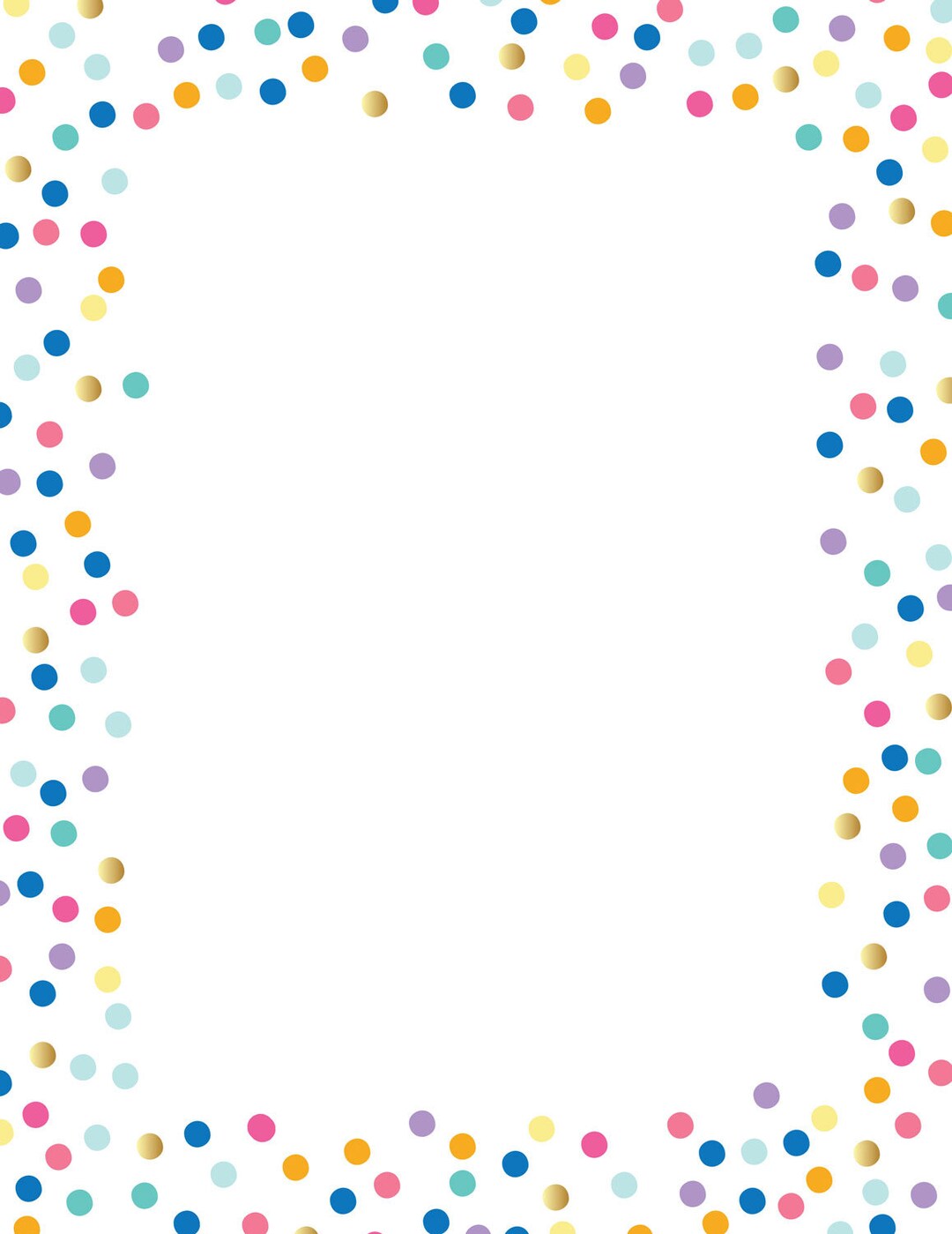 Colorful Dots Stationery - 8.5 X 11 Inches - 60 Paper Sheets - B6548 - Etsy