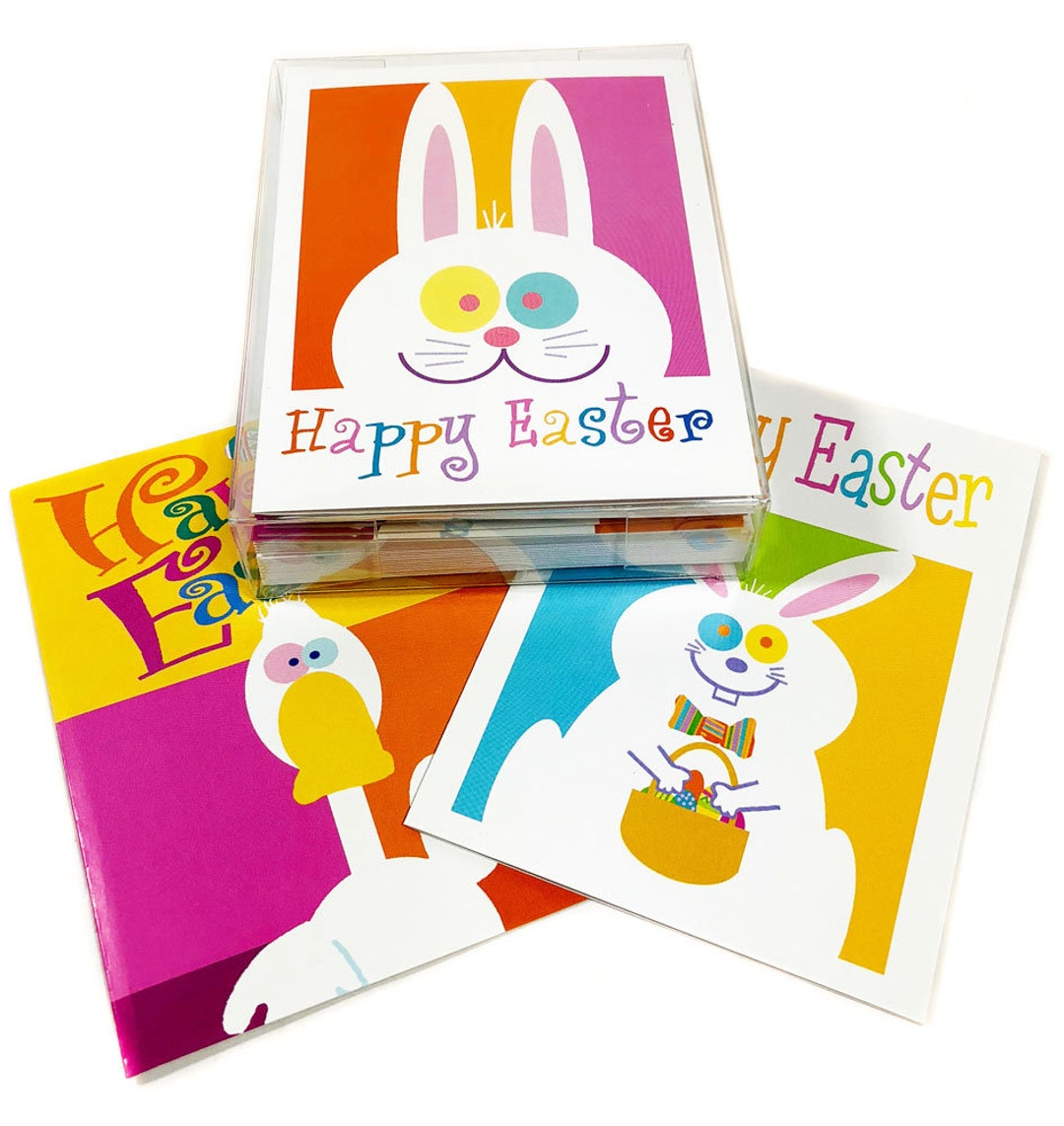 Boxed Set of Easter Cards - 15 Cards & Envelopes, 3 Different Designs ...