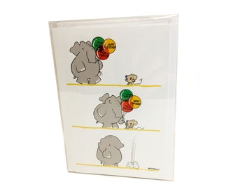 Pack of 3 Funny Birthday Greeting Cards With Envelopes 1 - Etsy