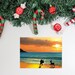 Beach Sunset Christmas Card 18 Cards & Envelopes - Beach Christmas ...
