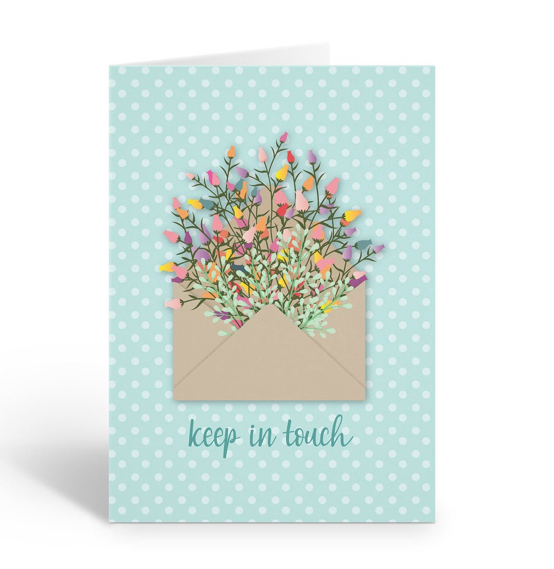 Keep in Touch Note Card - 10 Boxed Cards & Envelopes - Note Card ...