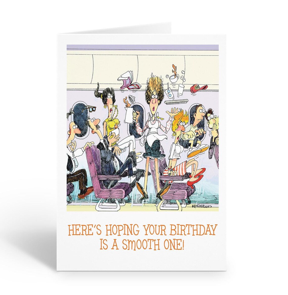 Airplane Birthday Card - Funny Airplane Birthday Card "smooth One ...