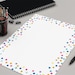 Colorful Dots Stationery 8.5 X 11 Inches 60 Paper Sheets B6548 - Etsy
