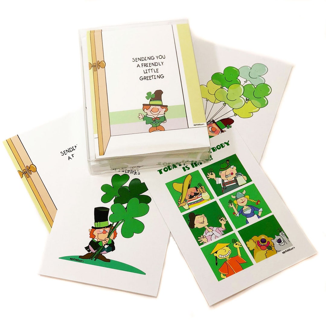 St Patrick's Day Assorted Card Pack - 16 St Patrick's Day Cards ...