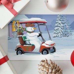 Golf Christmas Card Variety Pack - 24 Golfing Holidays Cards ...