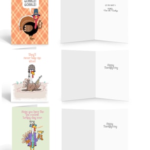 Thanksgiving Card Variety Pack - 14 Funny Thanksgiving Cards ...