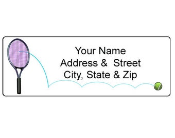 Golfer Return Address Label Sports Fun Personalized | Etsy