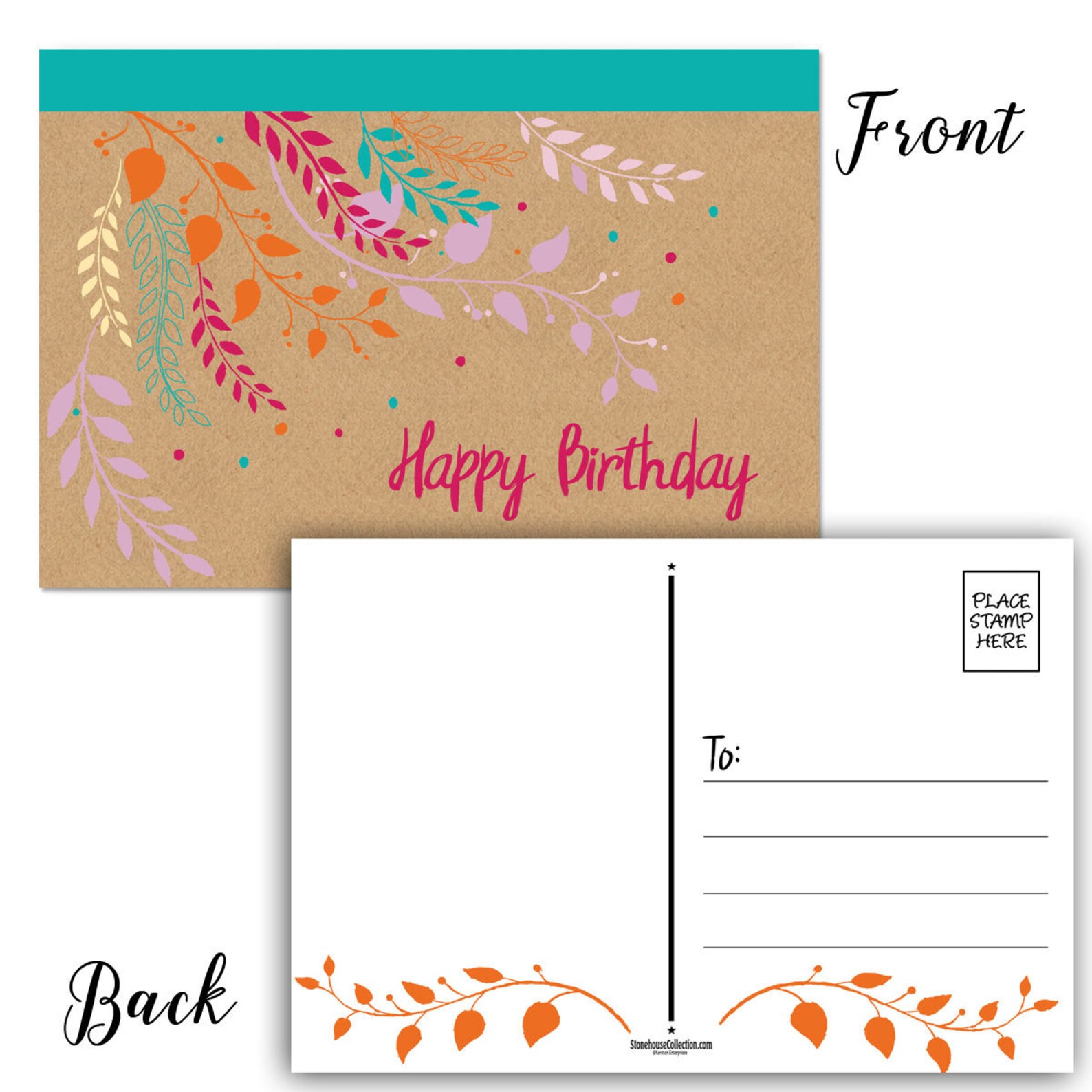 Assorted Set of 40 Happy Birthday Postcards 4 X 6 Birthday - Etsy