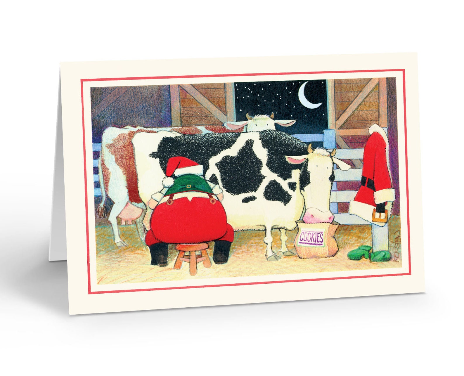 Assorted Country and Farm Christmas Card 24 Cards & - Etsy