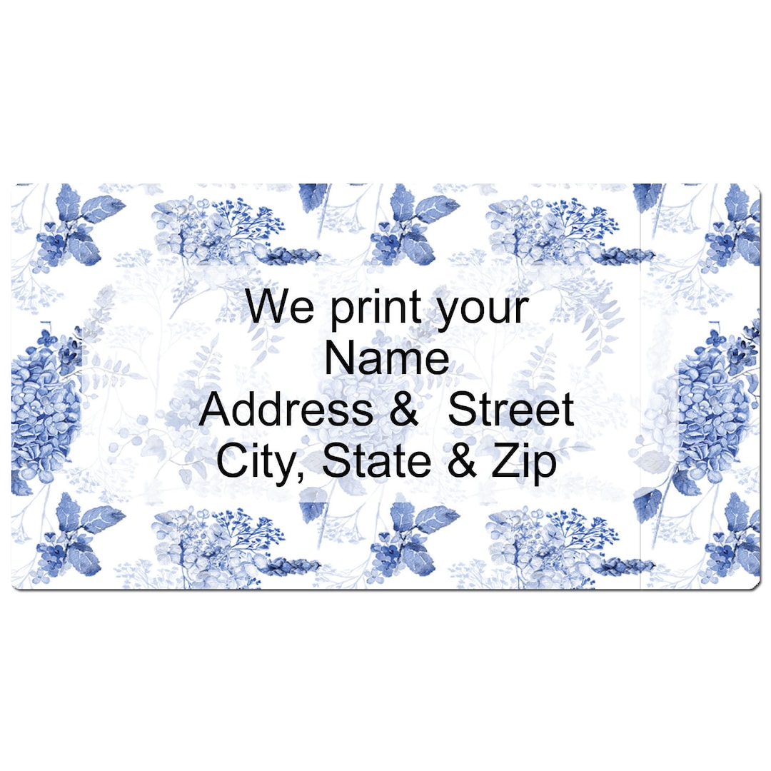 Bluebonnet Floral Address Label - Personalized Address Label - B21292 ...