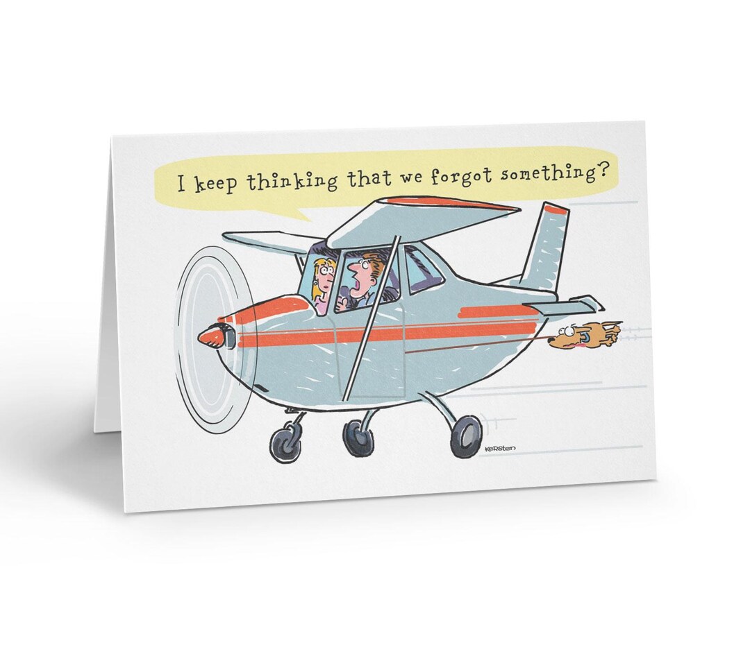 Airplane Birthday Card - Funny Belated Airplane Birthday Card "forgot ...