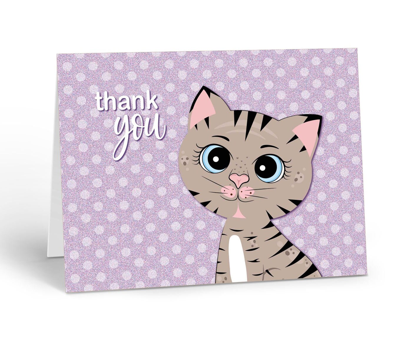 Assorted Cat Thank You Note Card - 12 Thank You Note Cards and ...