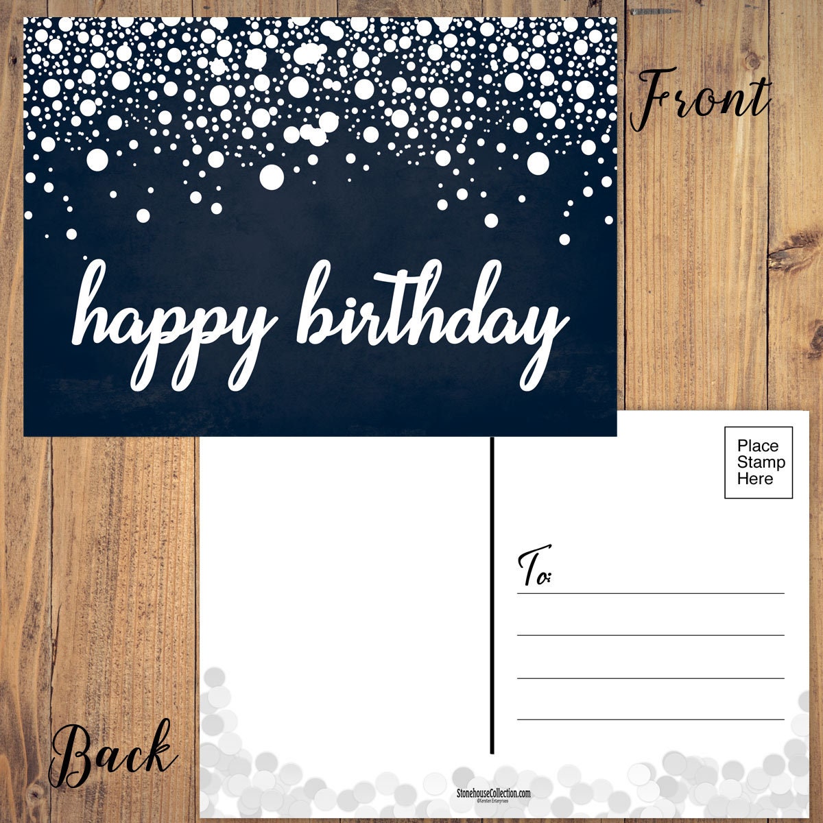 Birthday Postcards Assorted Set of 50 4 X 6 Birthday | Etsy