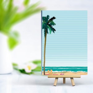 Beach to Do List Magnetic Notepad - 8.5" X 5.5" - Palm Tree Notepads Have 50 Sheets - 45006 - Etsy