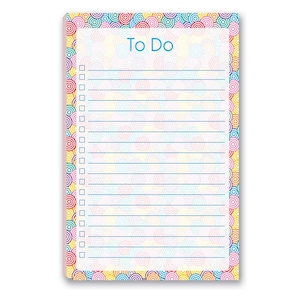 Colorful Border to Do List Magnetic Notepad - 8.5" X 5.5" - Notepads ...