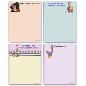 Funny Adult Note Pad Assorted Pack - 8 Funny Notepads - Great Gift Idea ...