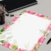 Pink Rose Border Stationery - Rose's Letterhead -8.5 X 11 Inches - 60 ...