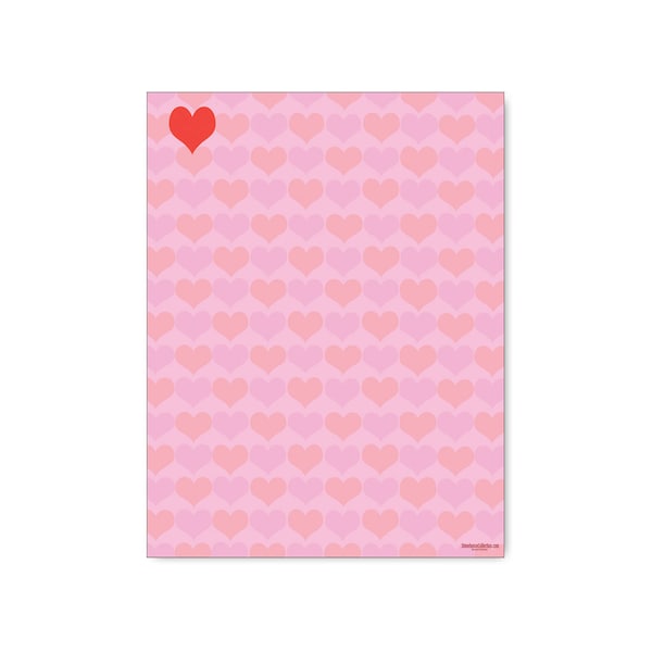 Valentines Day Letterhead - Etsy