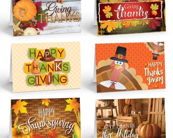 Thanksgiving Cards - Etsy