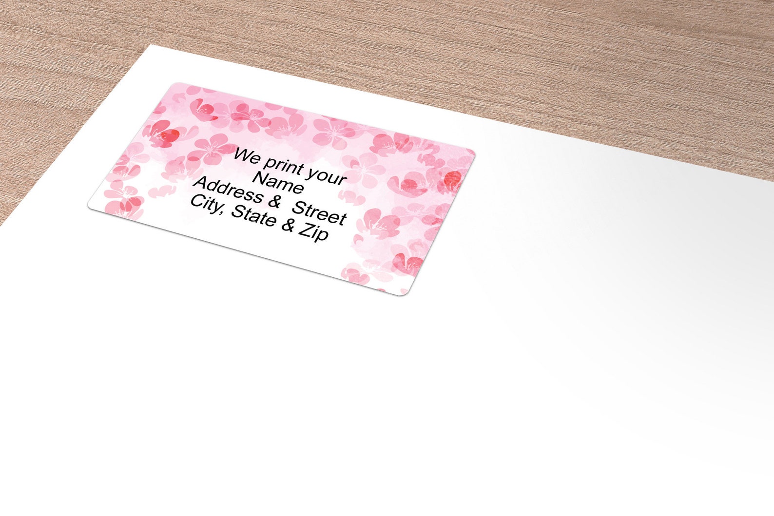Pretty in Pink Address Label Personalized Address Label - Etsy UK