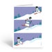 Skiing Snowman Christmas Card - 18 Cards & Envelopes - Ski - 70015 - Etsy