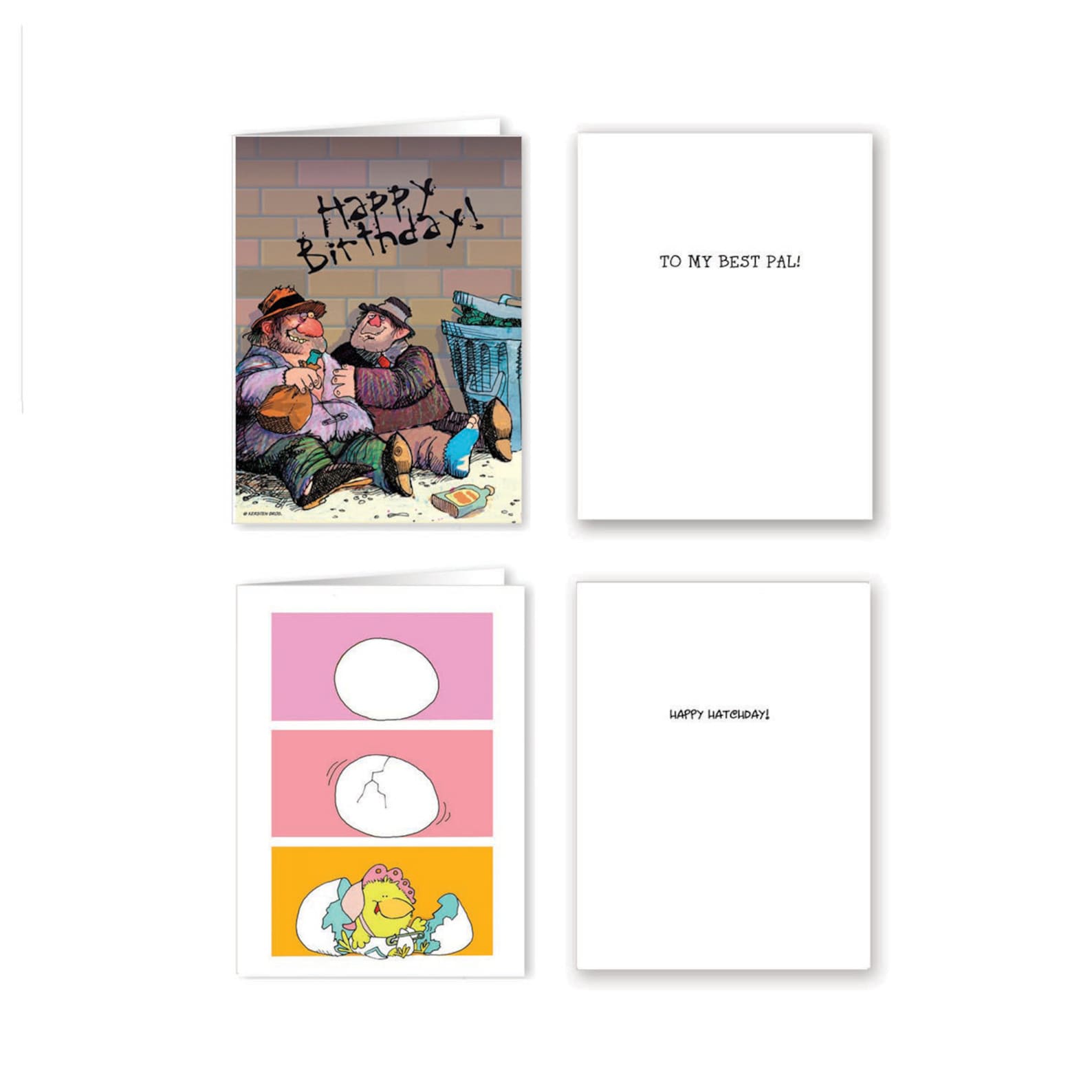 Funny Birthday Card Assorted Pack 18 Cards & Envelopes 5x7 | Etsy