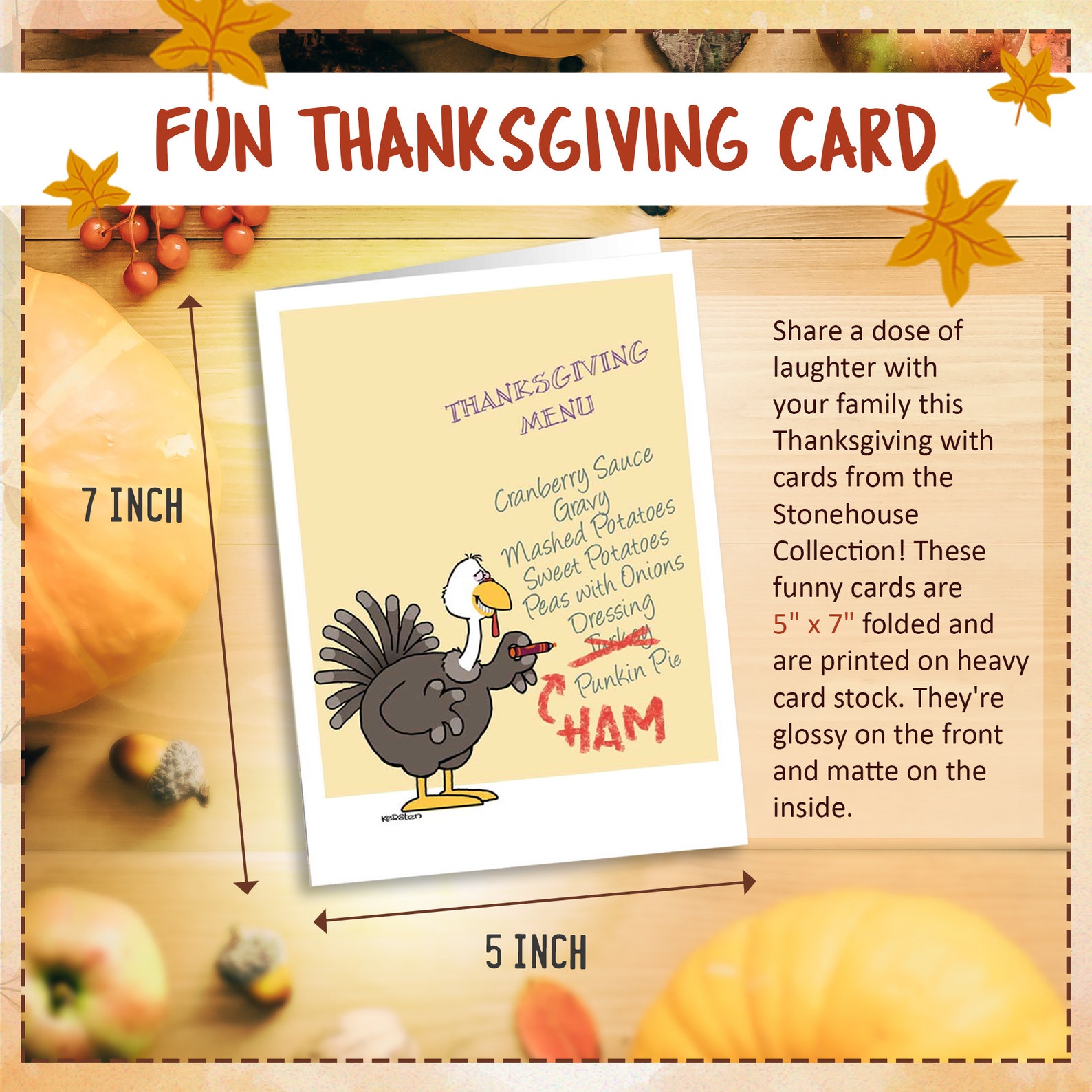Thanksgiving Card Variety Pack 18 Funny Thanksgiving Cards & - Etsy