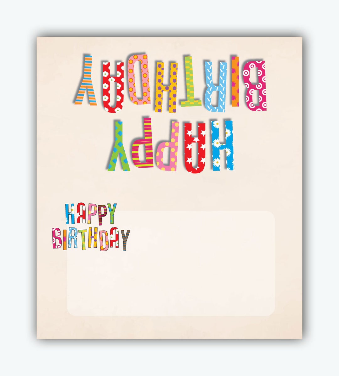 Colorful Happy Birthday Place Cards - 25 Guest Seating Name Cards ...