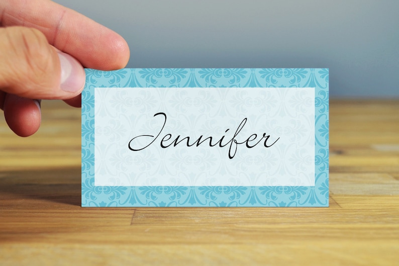 Fancy Border Place Cards 25 Guest Seating Name Cards - Etsy