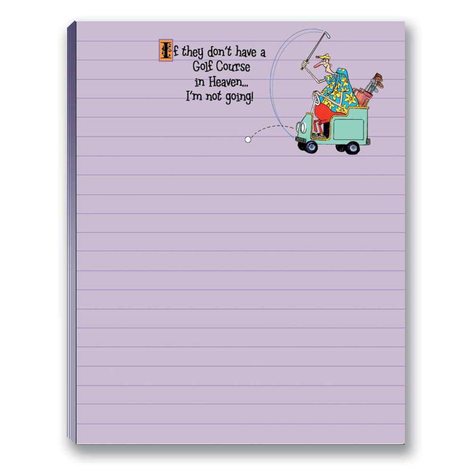 Funny Assorted Golf Theme Pads 4 Assorted Golfing Note Pads - Etsy
