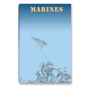 Magnetic Marine Notepad - USMC Pad 8.5" X 5.5" - Marine Corp Notepads ...