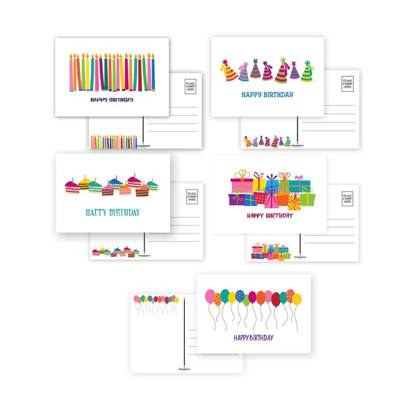 Birthday Postcard - Etsy