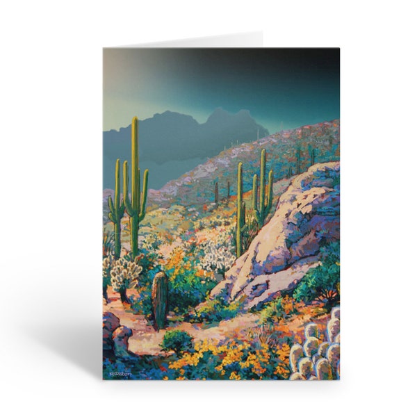 Desert Card - Etsy
