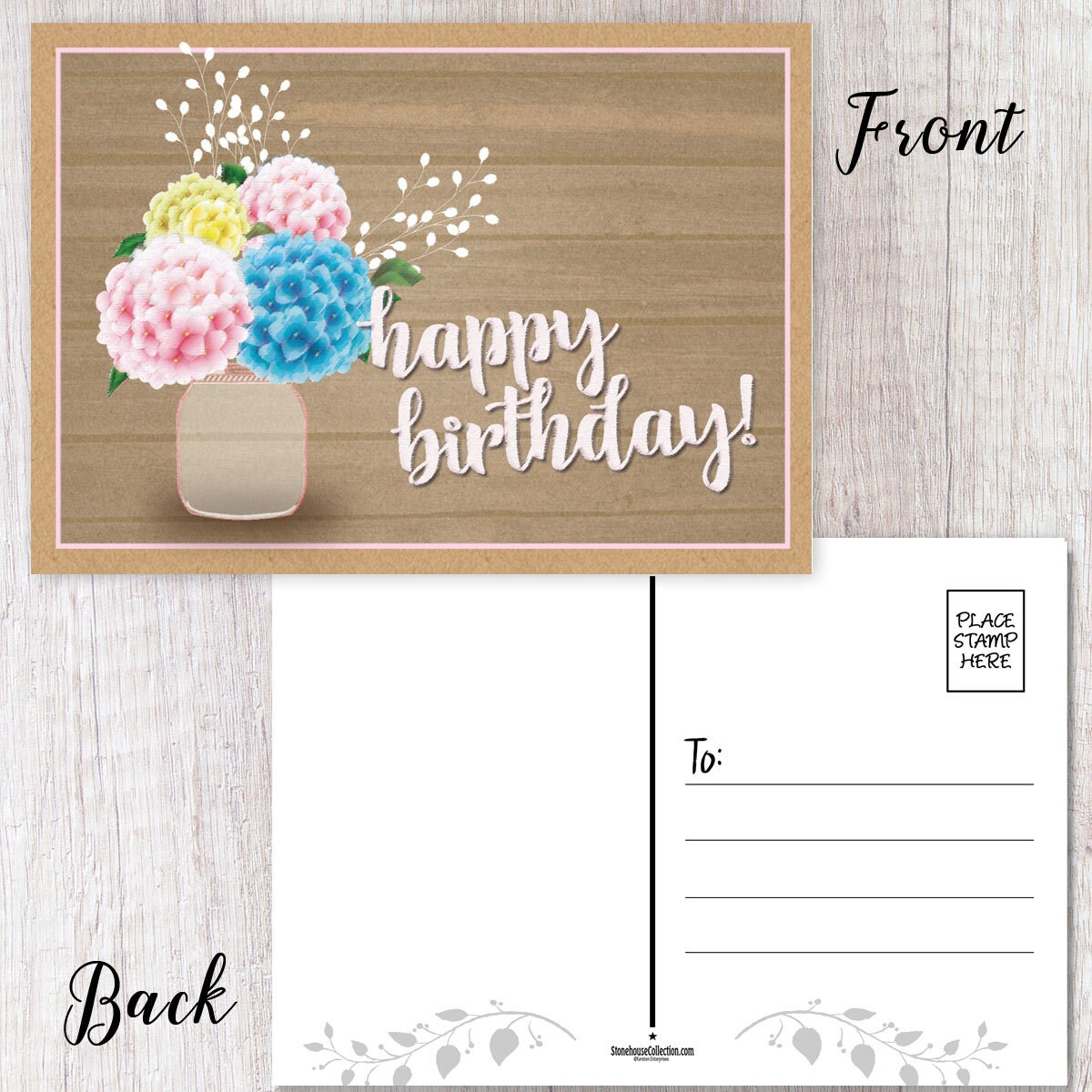 Birthday Postcards Assorted Set of 50 4 X 6 Birthday | Etsy