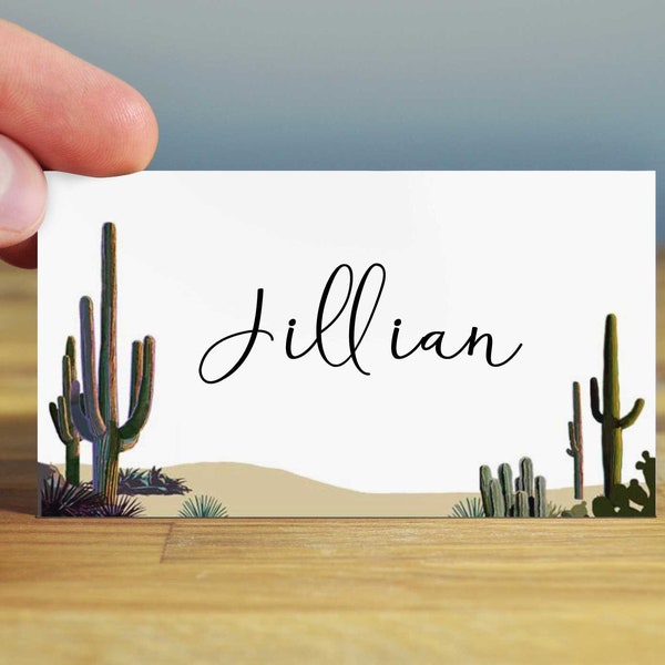 Cactus Table Cards - Etsy